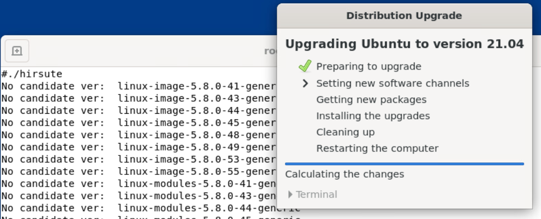 Upgrade EOL Ubuntu server from 20.10 to 21.10. An upgrade from ‘groovy ...